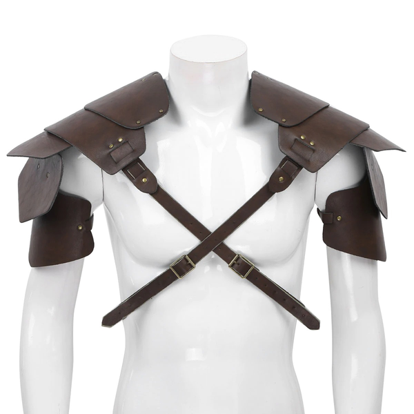 Men's PU Leather Chest Harness in Steampunk Style / Cosplay X-Shaped B